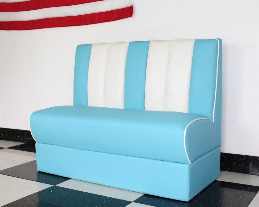 Blue And White Booth – Just Americana